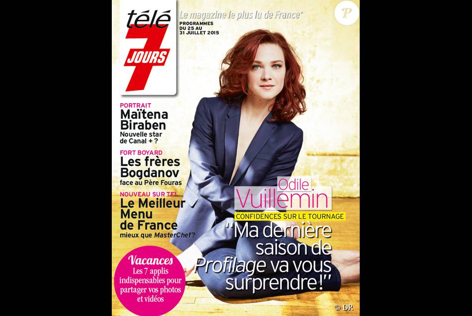 Magazine Télé 7 Jours, programmes du 25 au 31 juillet 2015. - Purepeople
