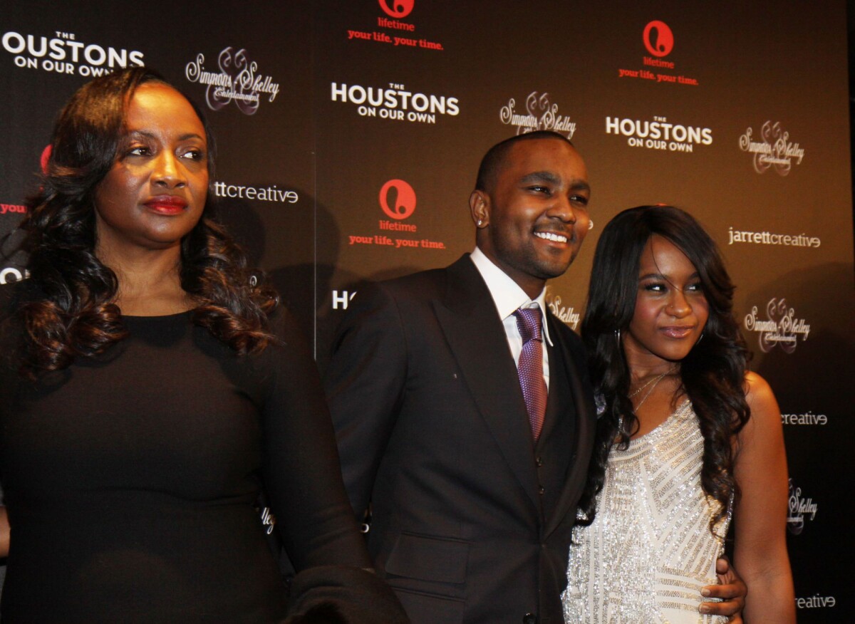 Photo : Pat Houston, Nick Gordon, Bobbi Kristina Brown - La famille ...