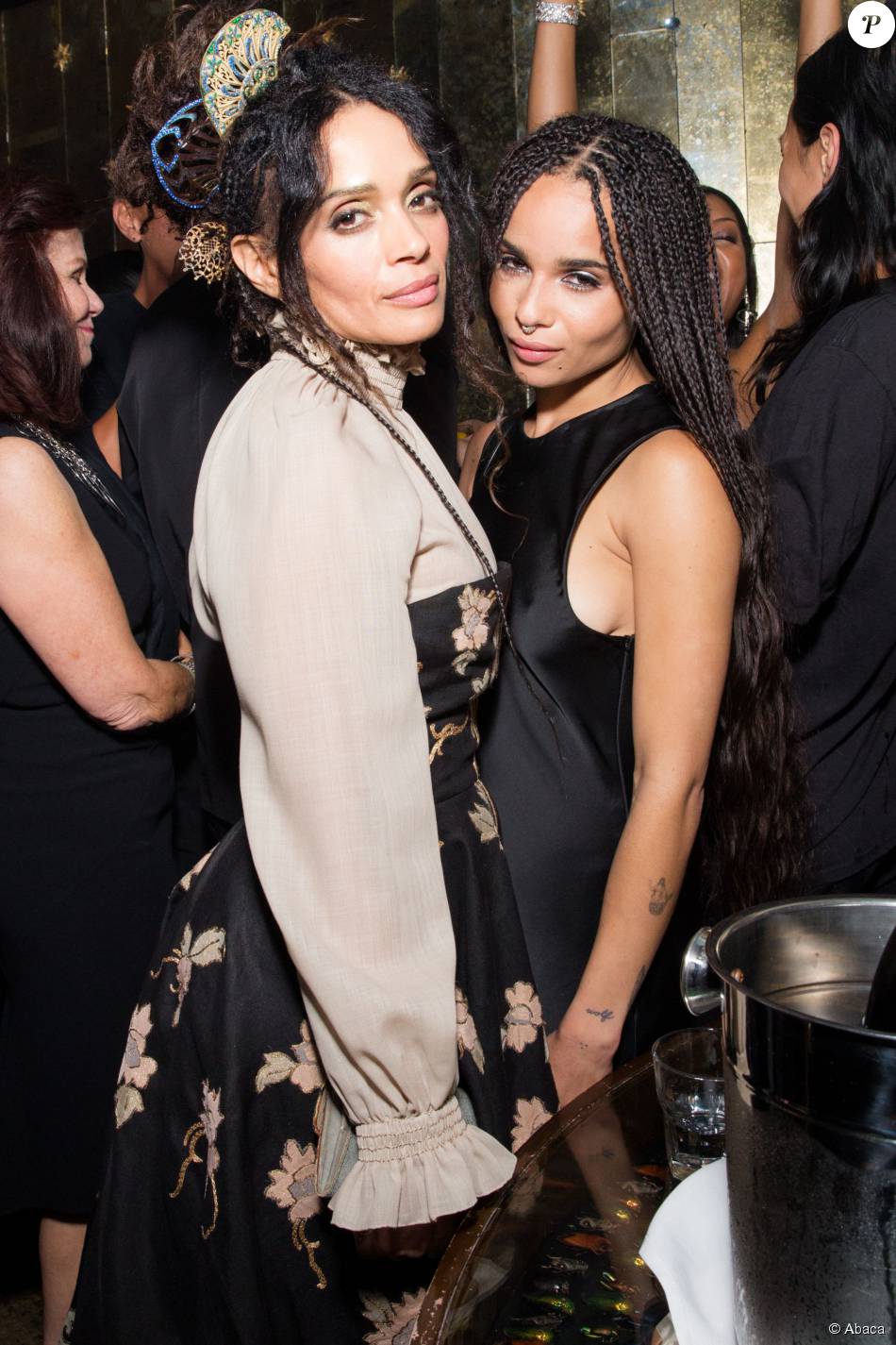 Lisa Bonet, Zoe Kravitz - MET gala after party à New York le 4 mai 2015 ...