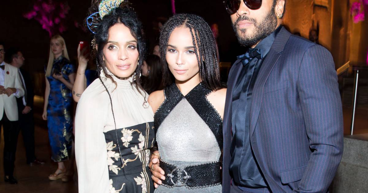 Lenny Kravitz, Zo Kravitz, Lisa Bonet - Met Gala à New York, le 4 mai ...