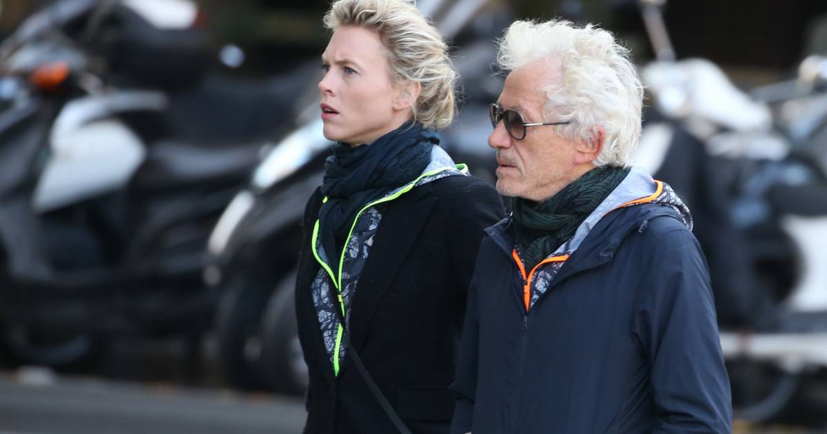 Jean-Luc Moreau et sa femme Mathilde Penin - Obsèques de Sylvie Joly en ...
