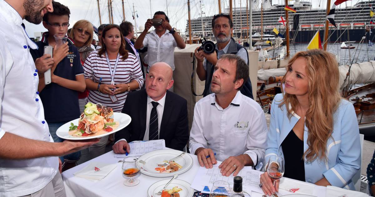 Adriana Karembeu Ohanian et Christian Plumail (le chef du Yacht Club de ...