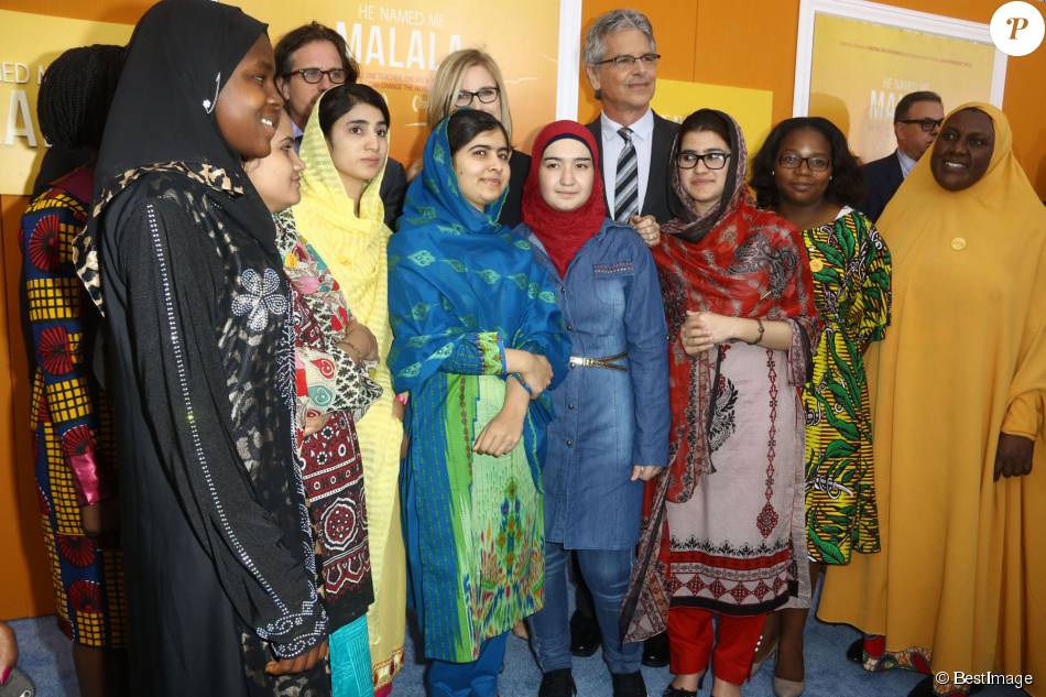 Amina Yusuf, Malala Yousafzai, Davis Guggenheim, Laurie MacDonald, son ...