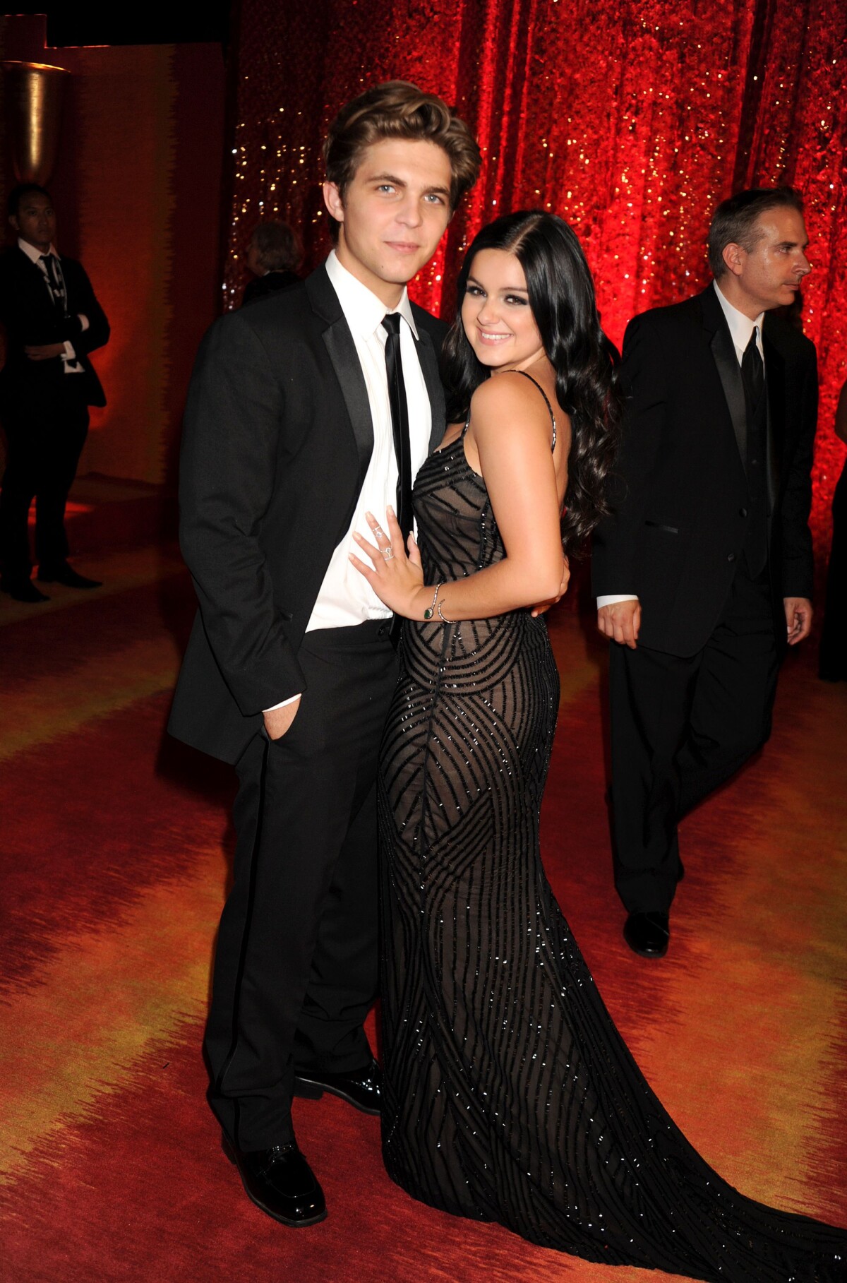 Photo : Ariel Winter et Laurent Claude Gaudette à Los Angeles, le 20 ...
