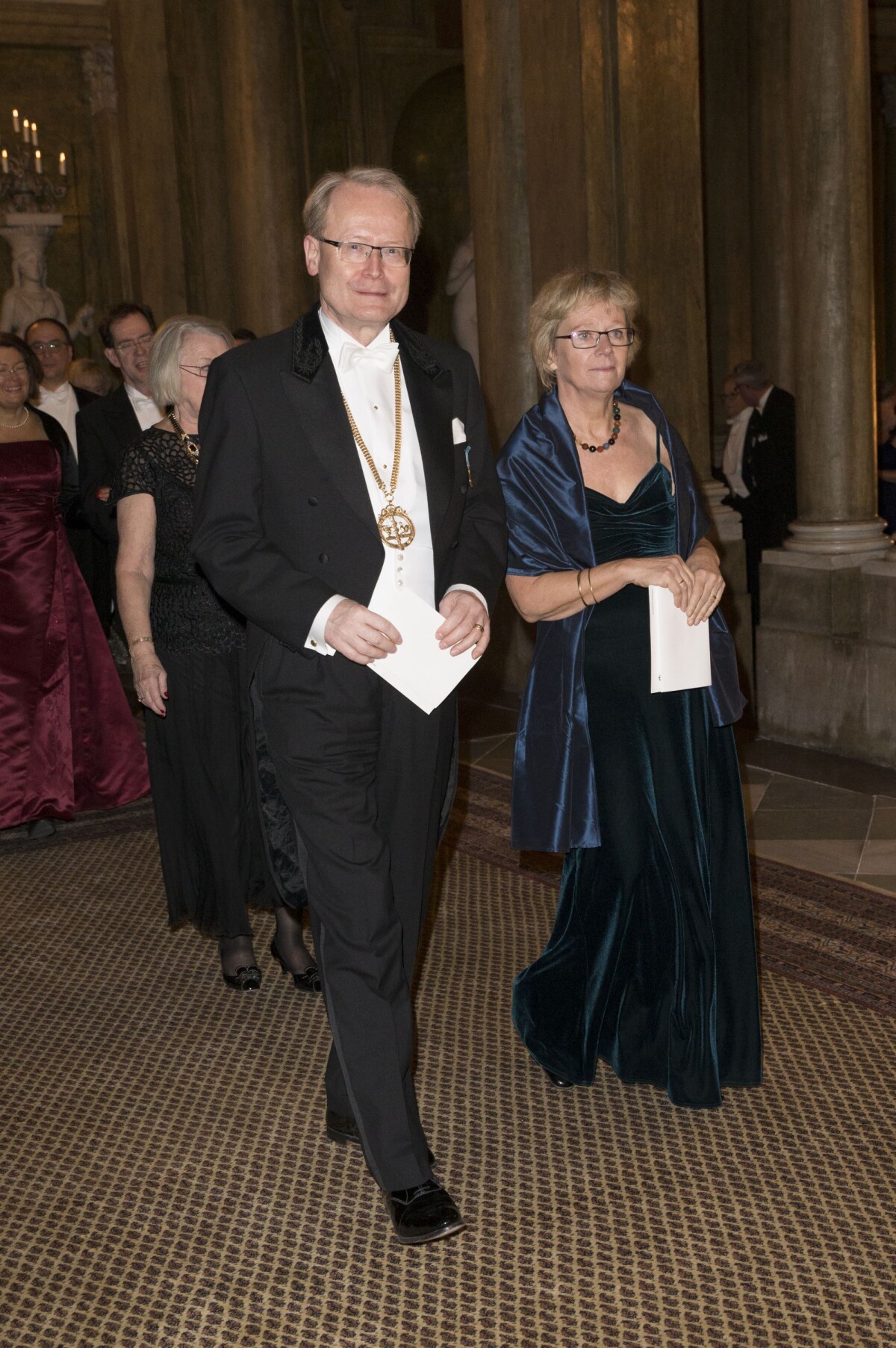 Photo : Anders Hamsten, membre de la Fondation Nobel - Dîner du roi ...