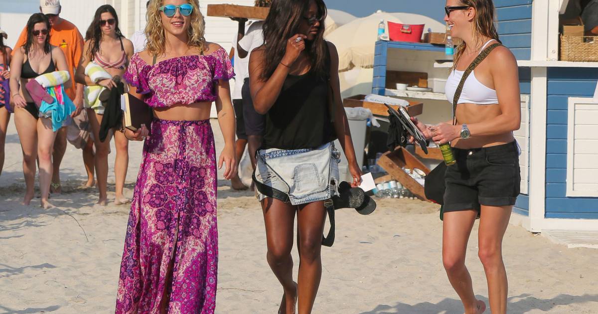 Les actrices Katie Cassidy, Fanta Sesay et Emily Bett Rickards (Arrow ...