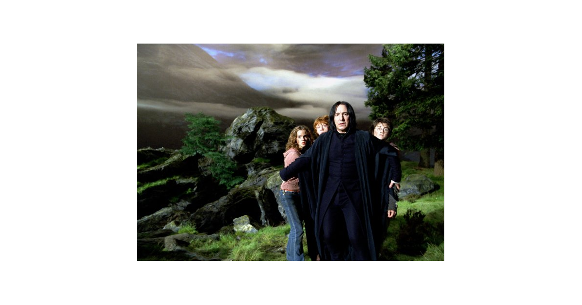 Alan Rickman, alias Severus Snape/Rogue, dans Harry Potter et le ...