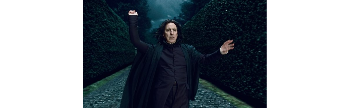 Photo : Alan Rickman, alias Severus Snape/Rogue, dans Harry Potter et ...