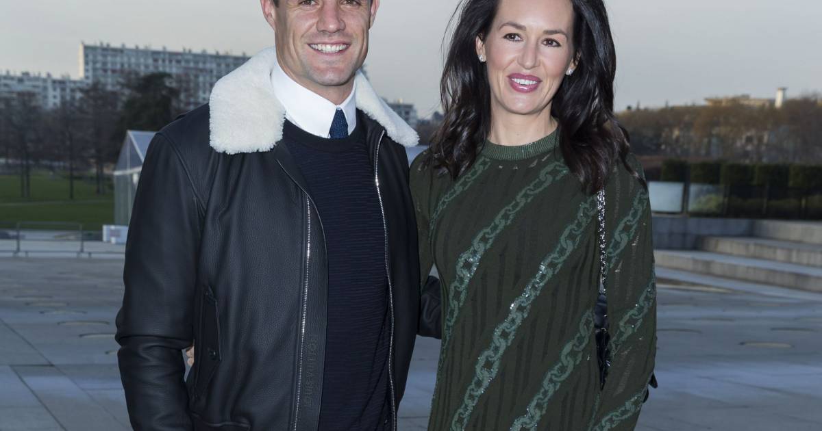 Dan Carter et son épouse Honor - Défilé Louis Vuitton (collection homme ...