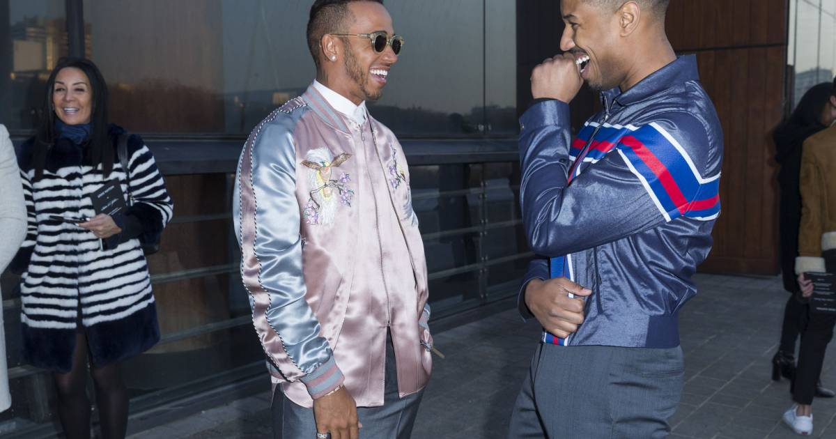 Lewis Hamilton et Michael B. Jordan - Défilé Louis Vuitton (collection ...
