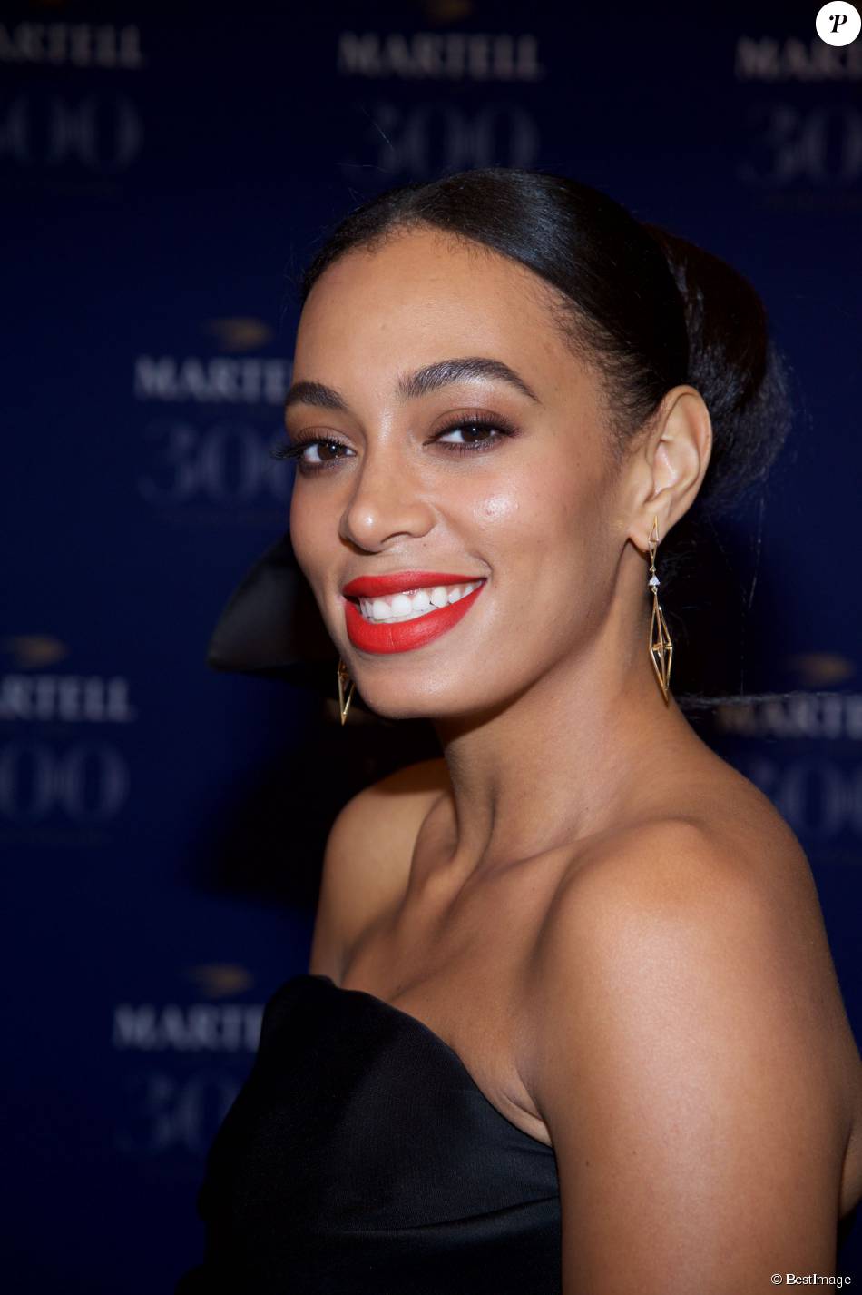 Solange Knowles, à la soirée du tricentenaire de Martell au château de ...