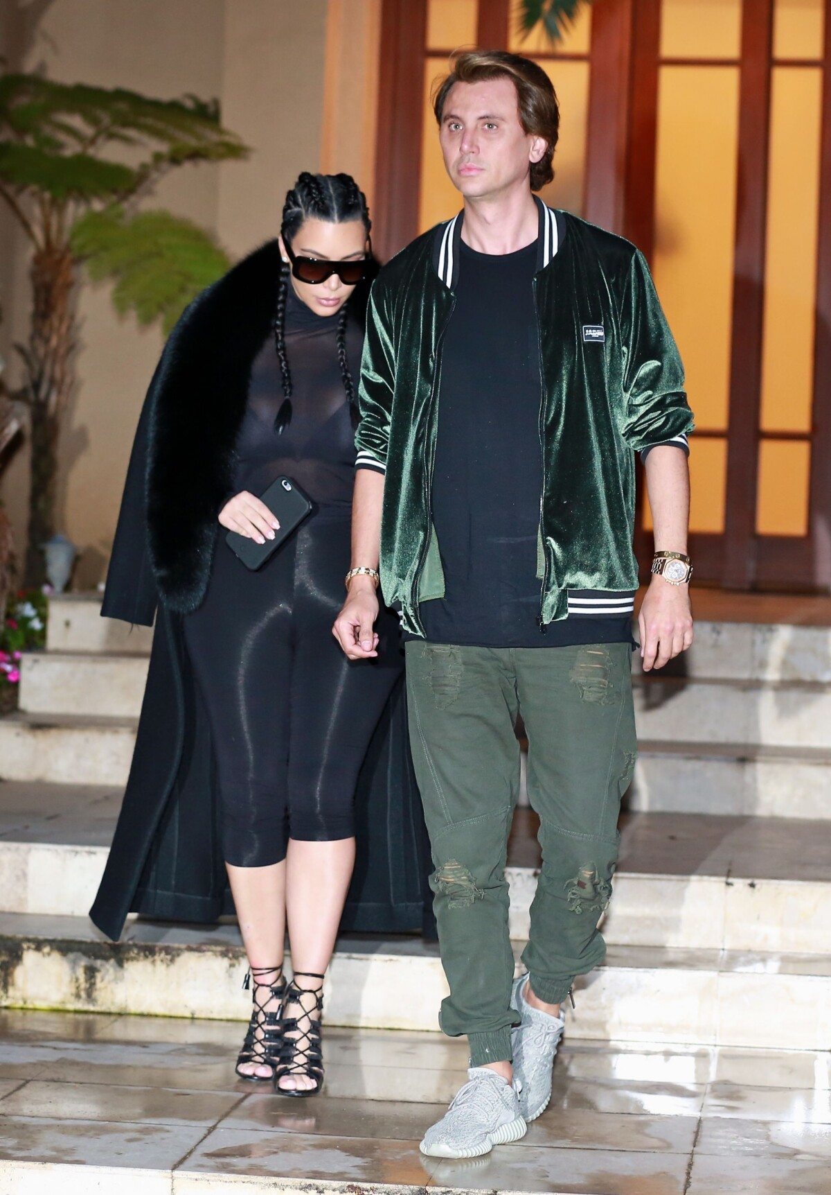 Photo : Kim Kardashian et son meilleur ami Jonathan Cheban sortent d ...