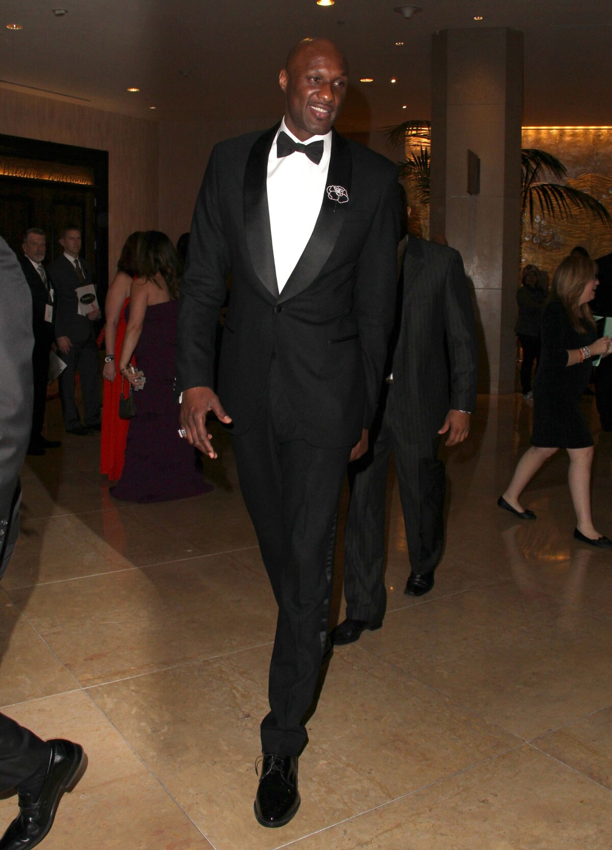 Photo : Lamar Odom apres la post party InStyle And Warner Bros a l ...