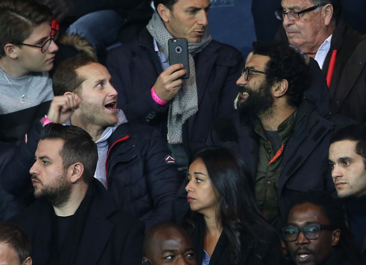 Photo : Ramzy Bedia au match de Ligue des Champions PSG - Manchester ...