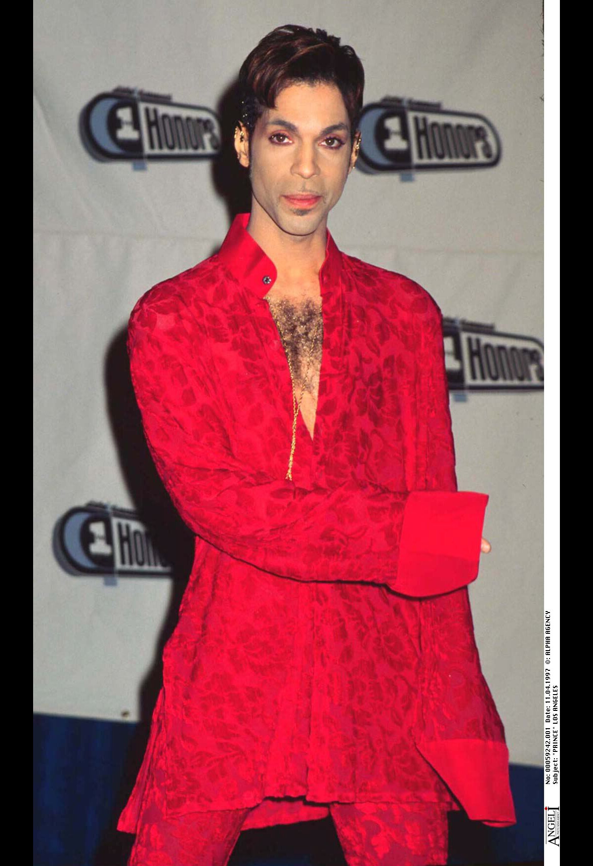 Photo : Prince lors de la soirée VH1 Honors à Los Angeles, le 11 avril ...