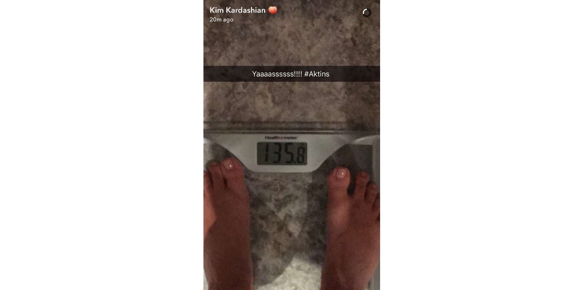 Photo : Toujours au régime, Kim Kardashian touche presque au but et se ...