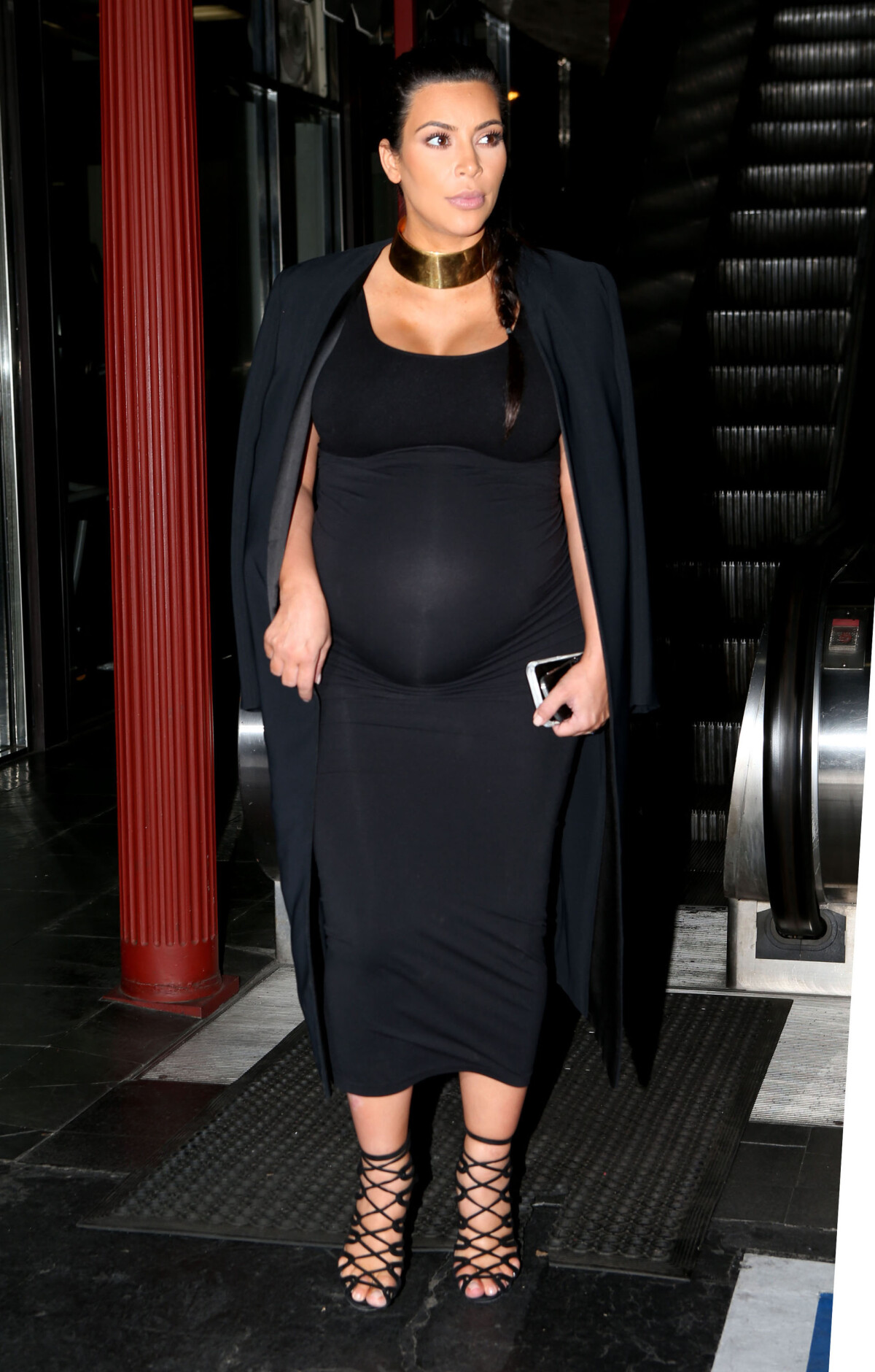 Photo : Kim Kardashian enceinte est allée diner au restaurant ‘Chin ...