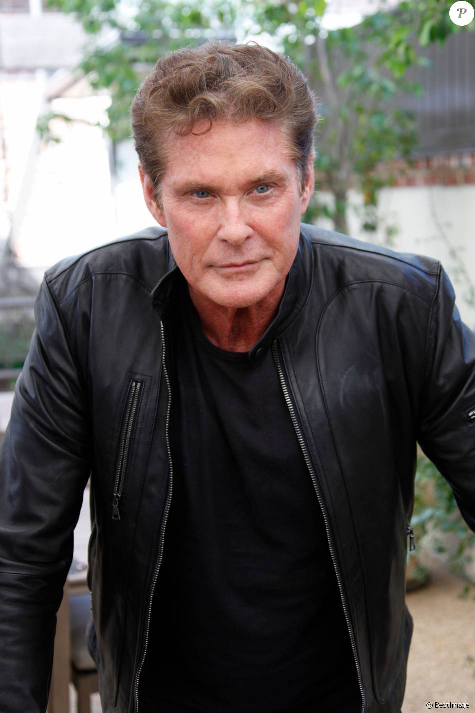 David Hasselhoff, en conférence de presse pour son reality show Hoff ...