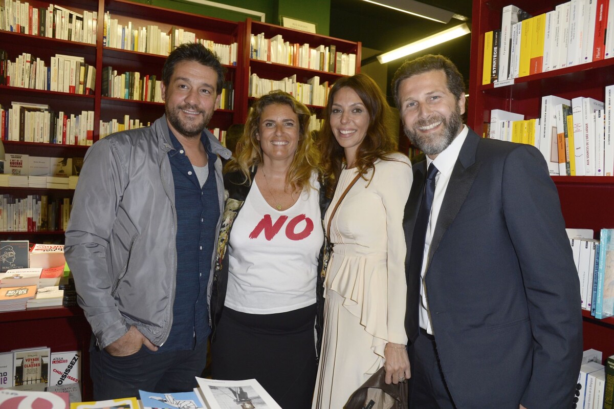 Photo : Titoff, Lisa Azuelos, Arthur Benzaquen et sa femme Simone Rodan ...