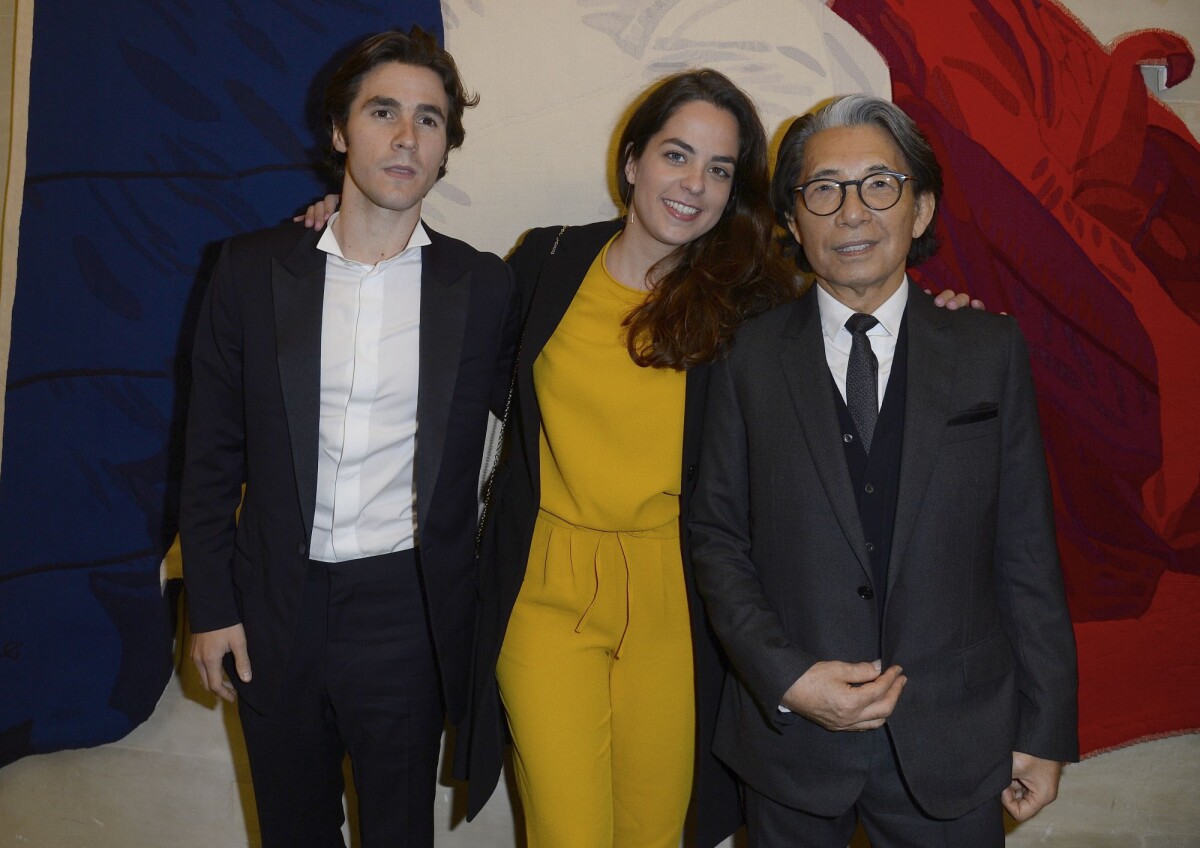 Photo : Anouchka Delon et son compagnon Julien Dereims avec Kenzo ...