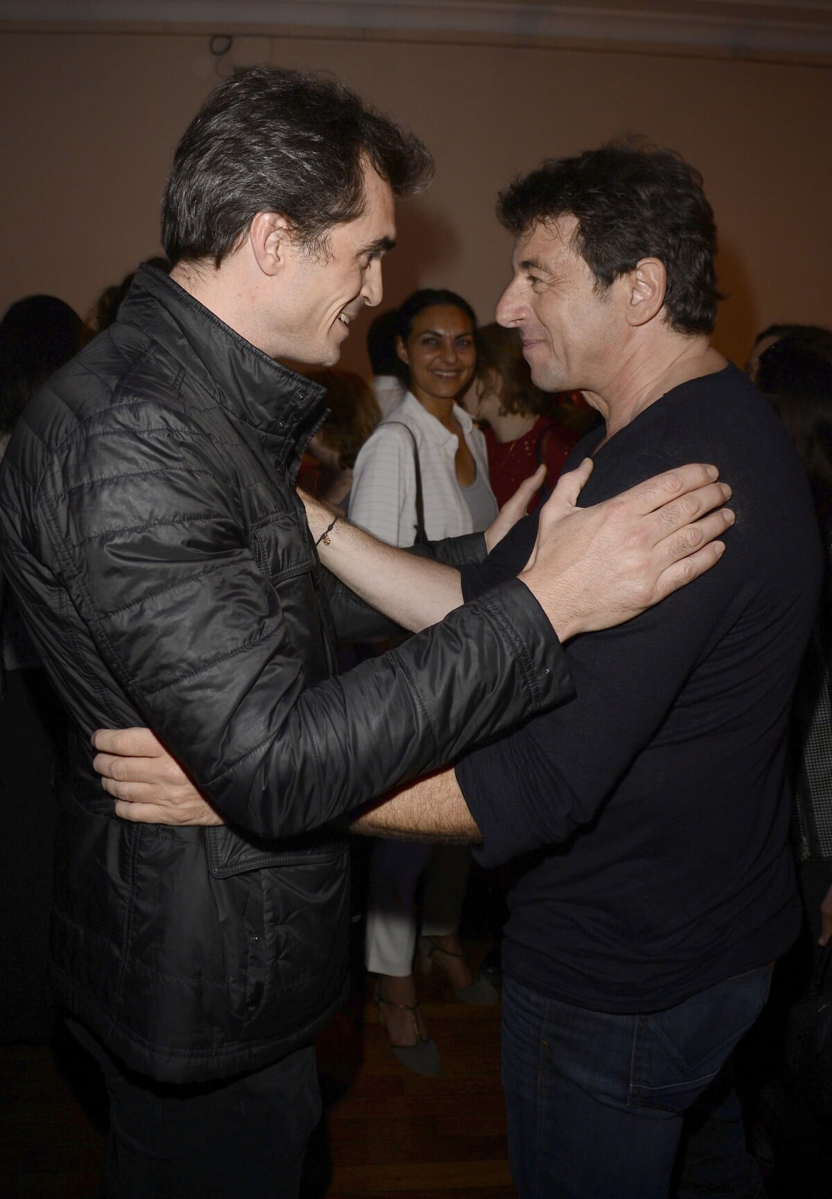 Photo : Semi-exclusif - Raphaël Enthoven félicite Patrick Bruel au ...