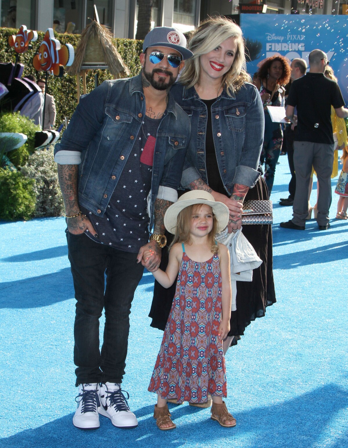 Photo : A. J. McLean avec sa femme Rochelle Karidis et leur fille Ava ...