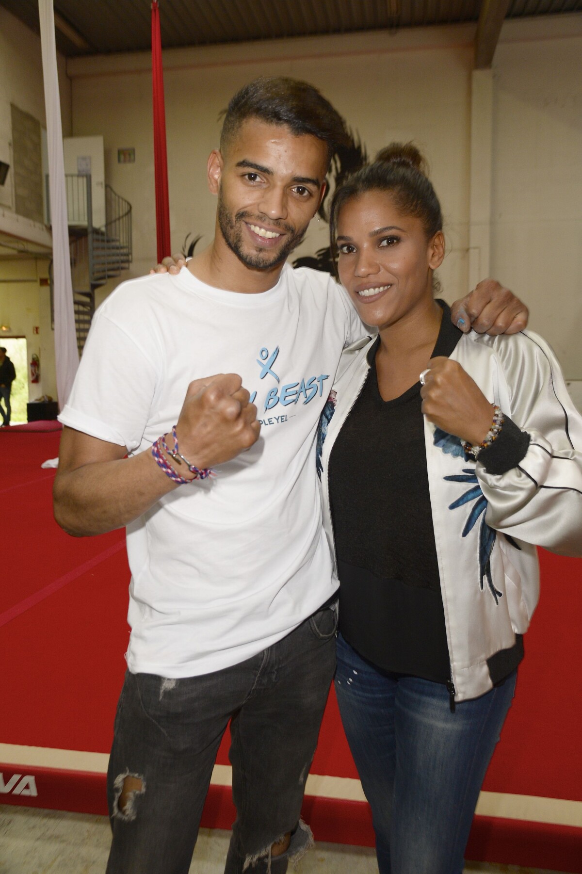 Photo : Exclusif - Brahim Zaibat et Audrey Chauveau - Inauguration du ...