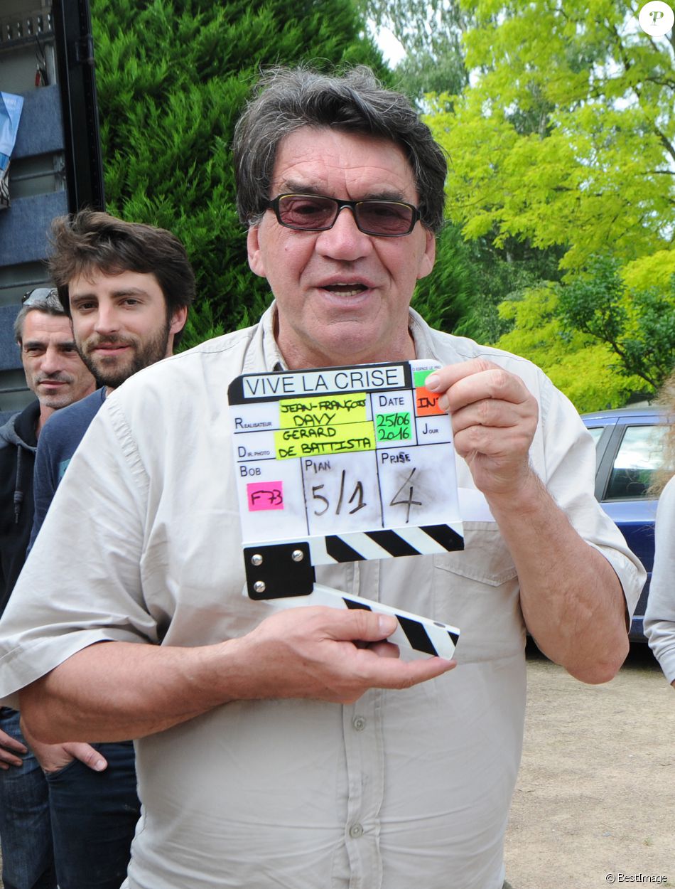 Exclusif - Jean-François Davy - Tournage du film Vive la crise à Paris ...