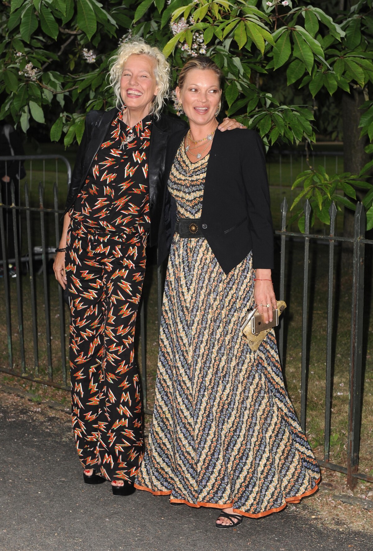 Photo : Ellen von Unwerth et Kate Moss à la Summer Party des Serpentine ...