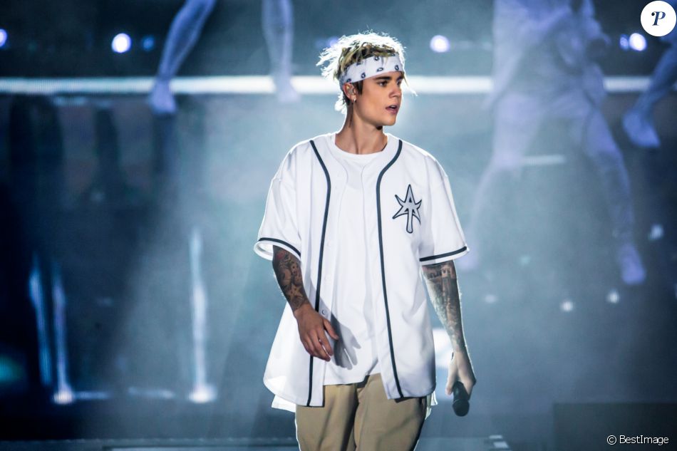 Justin Bieber en concert à Auburn Hills dans le cadre de sa tournée The ...