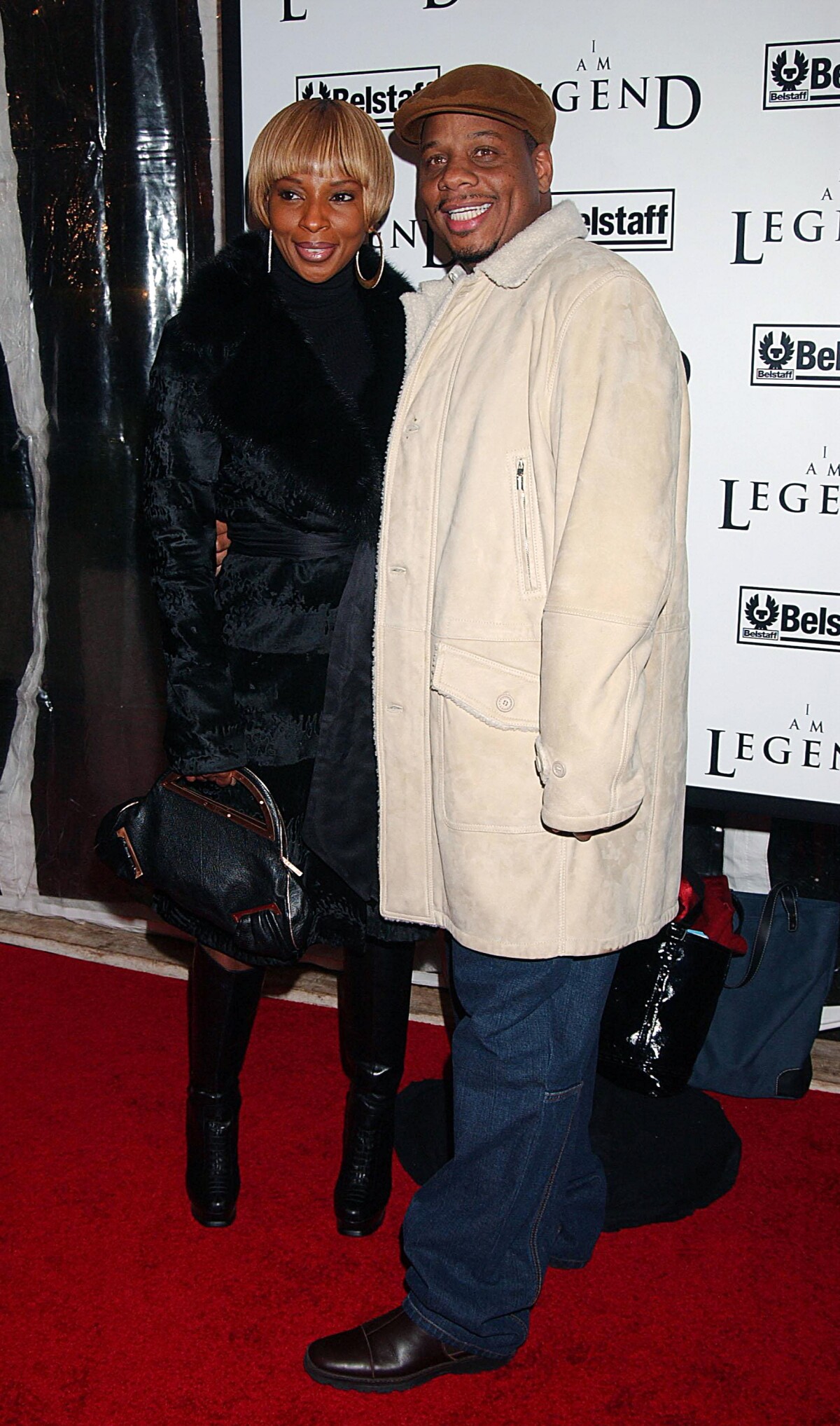 Photo : Mary J. Blige et Martin Isaacs à New York. Décembre 2007 ...