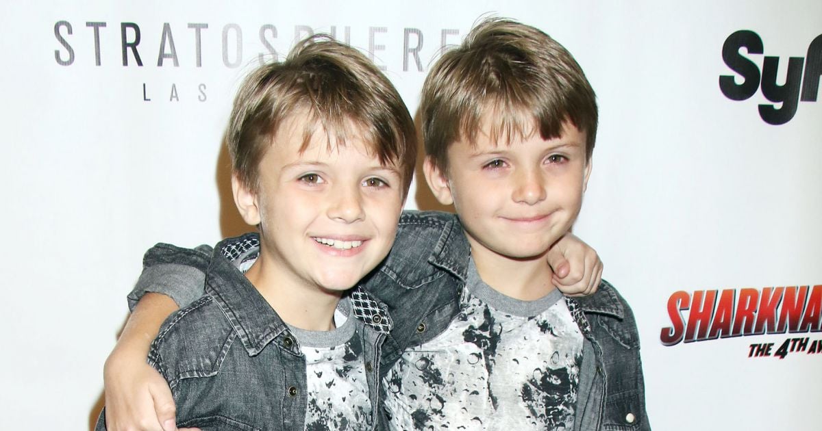 Nicholas Shone, Christopher Shone à la première de Sharknado 4: Awakens ...