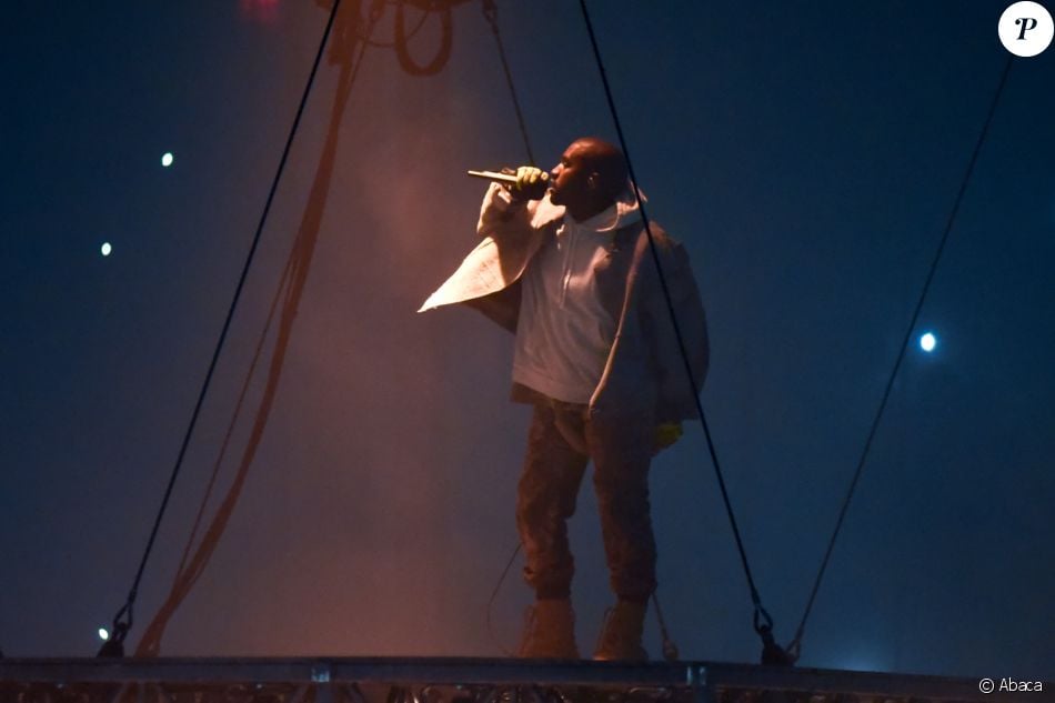 Kanye West lors de son premier concert au Madison Square Garden à New ...