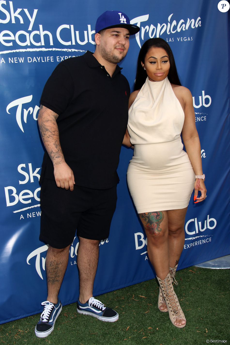 Rob Kardashian et sa fiancée Blac Chyna enceinte au Memorial Day ...