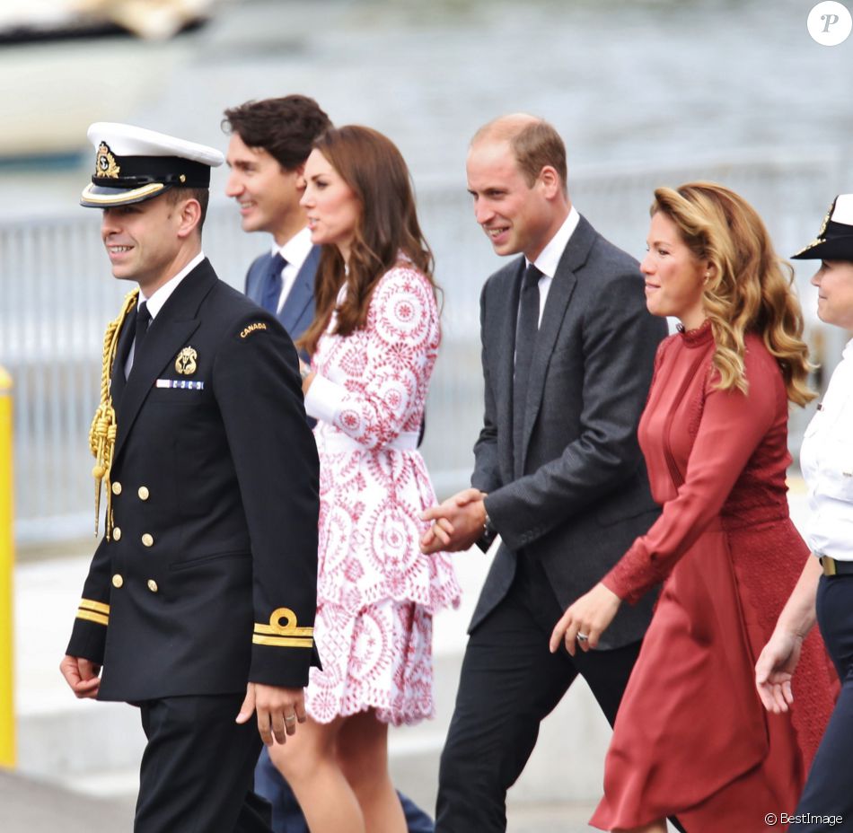 Le prince William et Kate Middleton à Vancouver lors de leur voyage ...