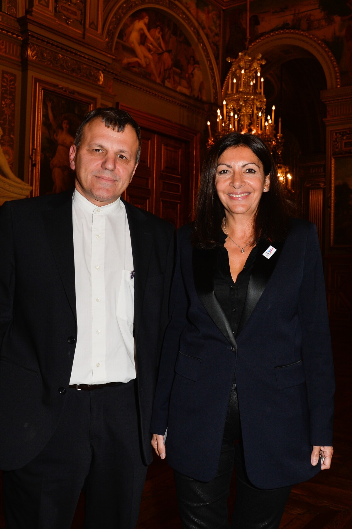 Photo : Exclusif - Dimitris Christopoulos et Anne Hidalgo (maire de ...