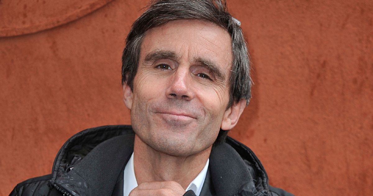 David Pujadas au village des Internationaux de France de tennis de ...