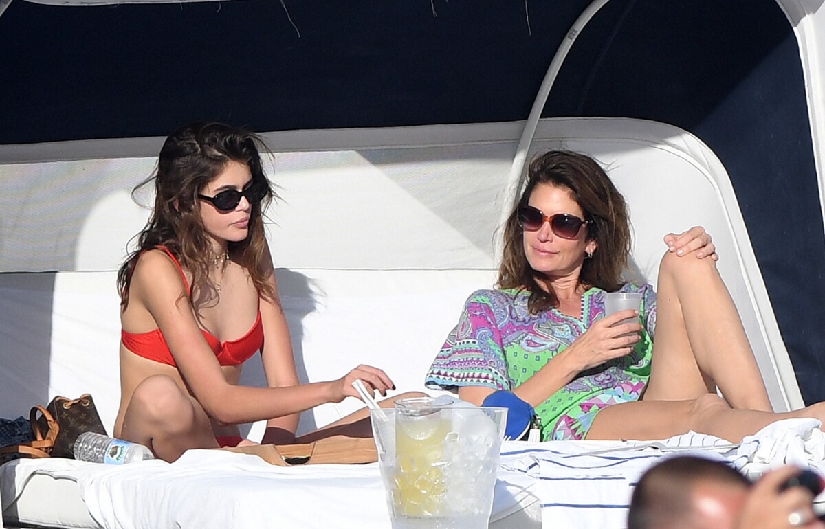 Photo : Cindy Crawford, son mari Rande Gerber et leurs enfants Kaia et ... Photo : Cindy Crawford, son mari Rande Gerber et leurs enfants Kaia et ...
