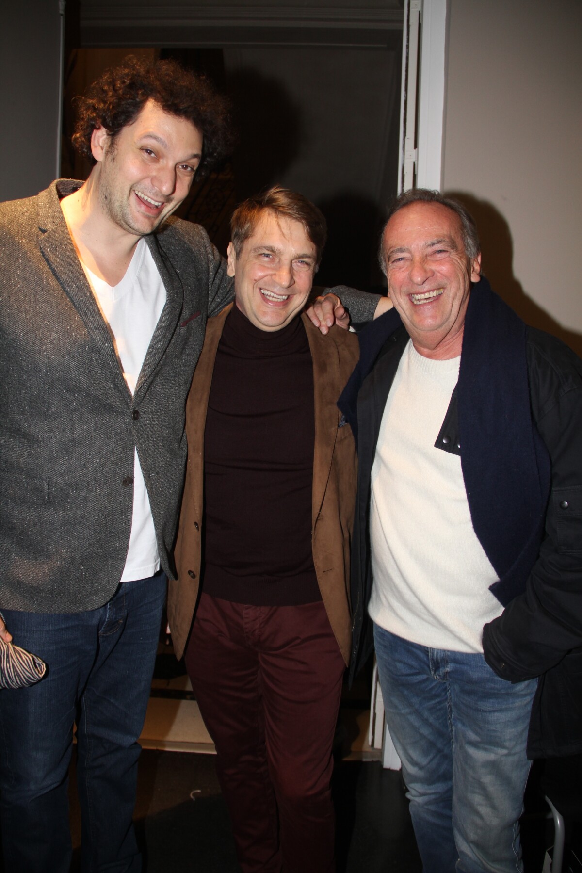 Photo : Exclusif - Eric Antoine, Didier Gustin et Yves Lecoq - Soirée ...