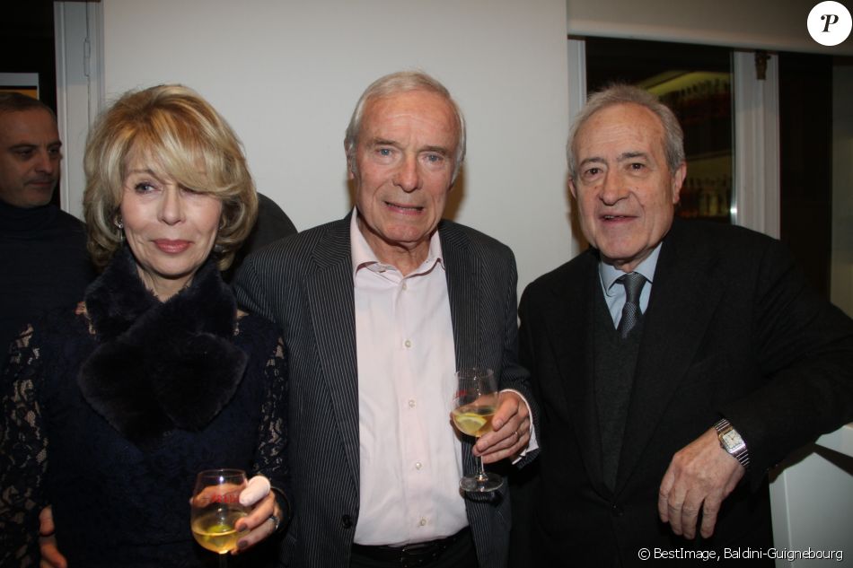 Exclusif - Pierre Douglas, sa femme et Jean Tiberi - Soirée pour le ...