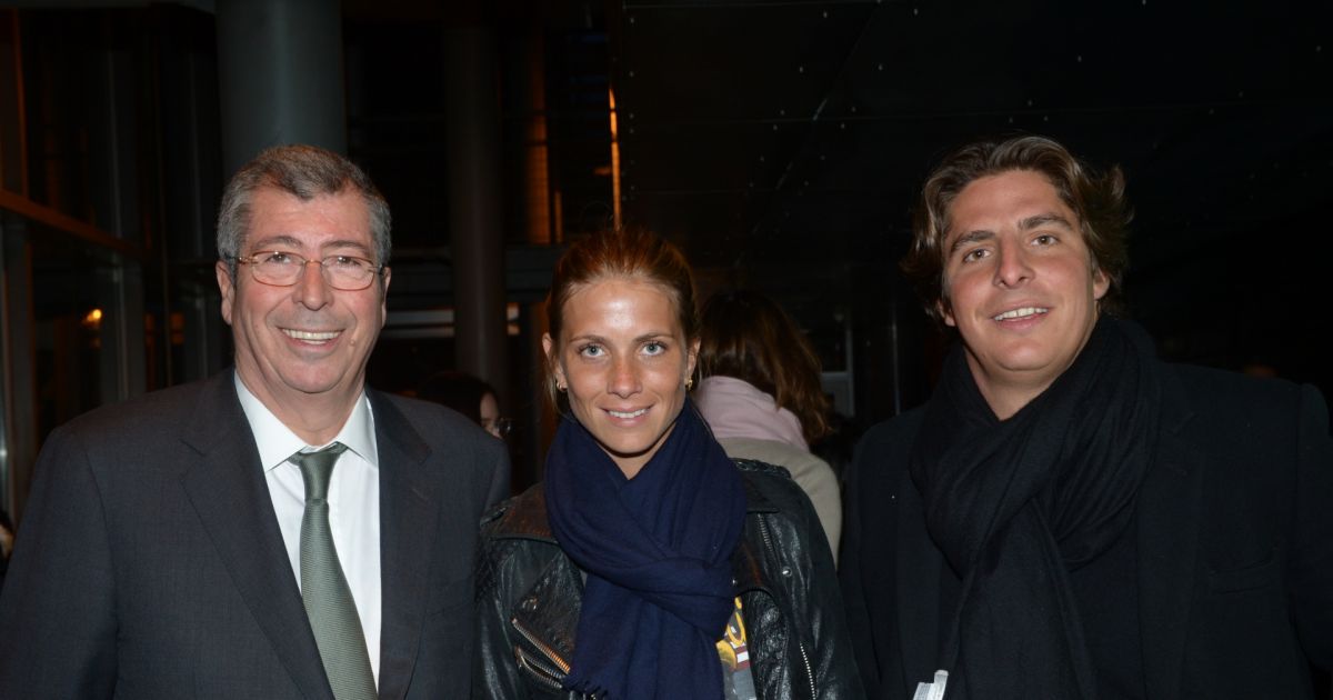 Patrick Balkany, sa belle-fille Solenne Gallagher et son fils Alexandre ...