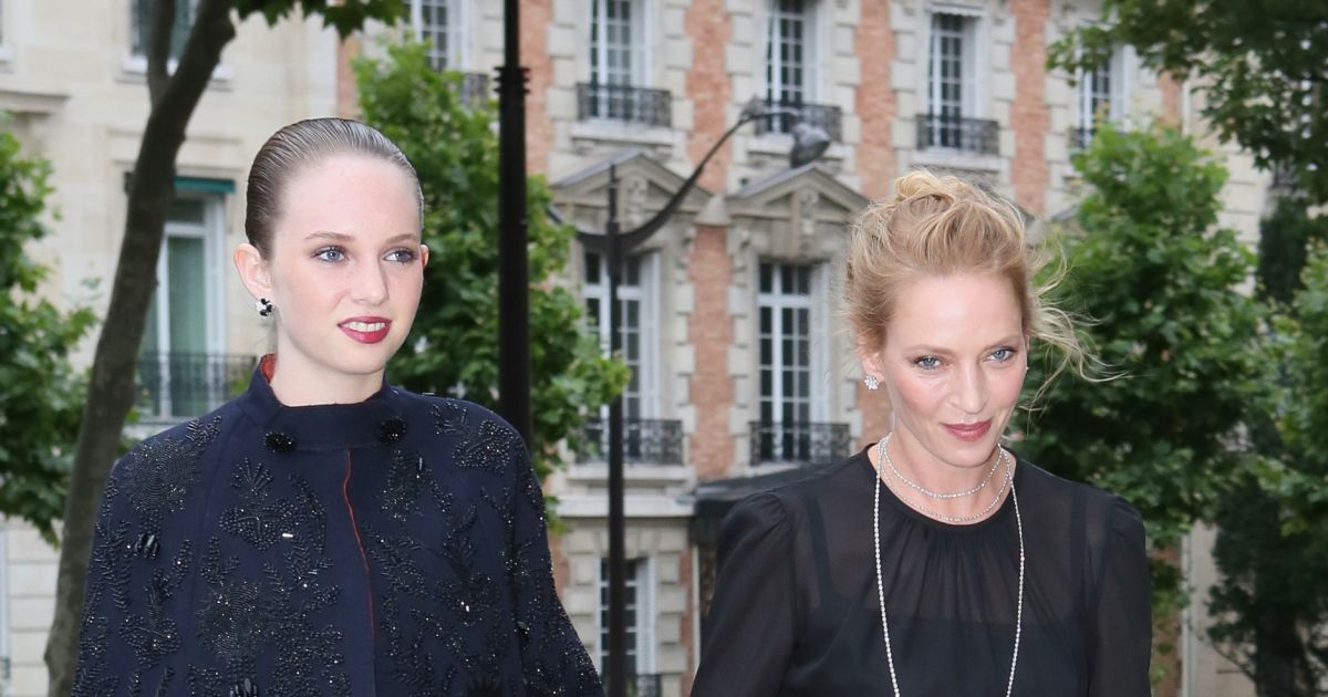Uma Thurman et sa fille Maya Hawke - Arrivées des Personnalités au ...