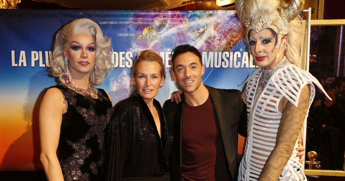 Estelle Lefebure, Maxime Dereymez et guest lors de la générale de la ...
