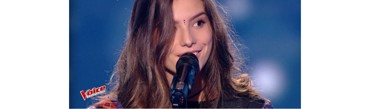 Photo : Elsa Roses dans "The Voice 6" le 1er avril 2017. - Purepeople