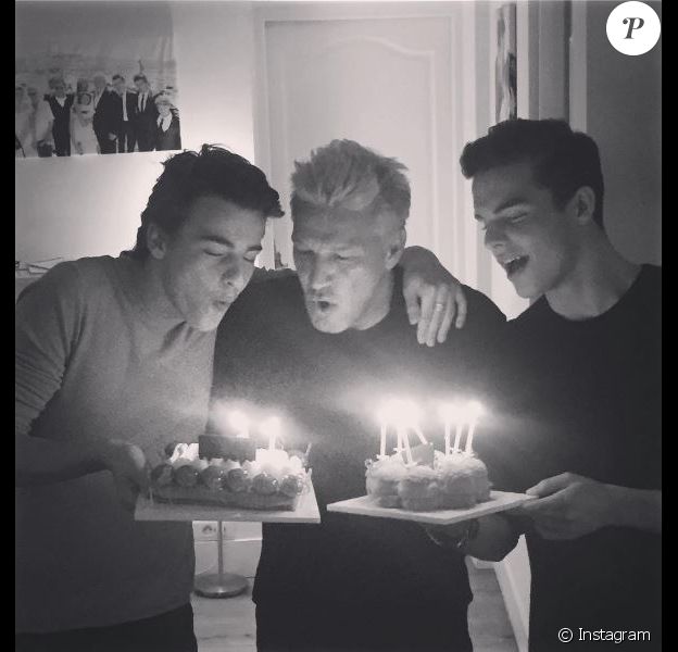 Benjamin Castaldi : Entouré de deux de ses fils pour son anniversaire ...