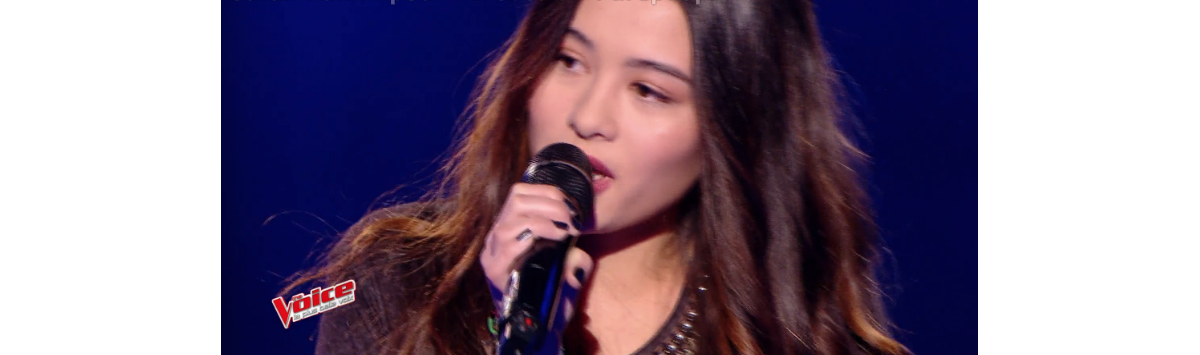 Photo : Lou Mai dans "The Voice 6", le 6 mai 2017 sur TF1. - Purepeople