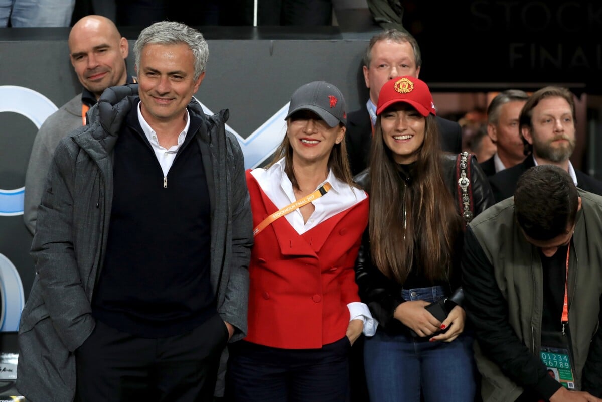 Photo : Jose Mourinho avec sa femme Matilde Faria et leur fille Matilde ...
