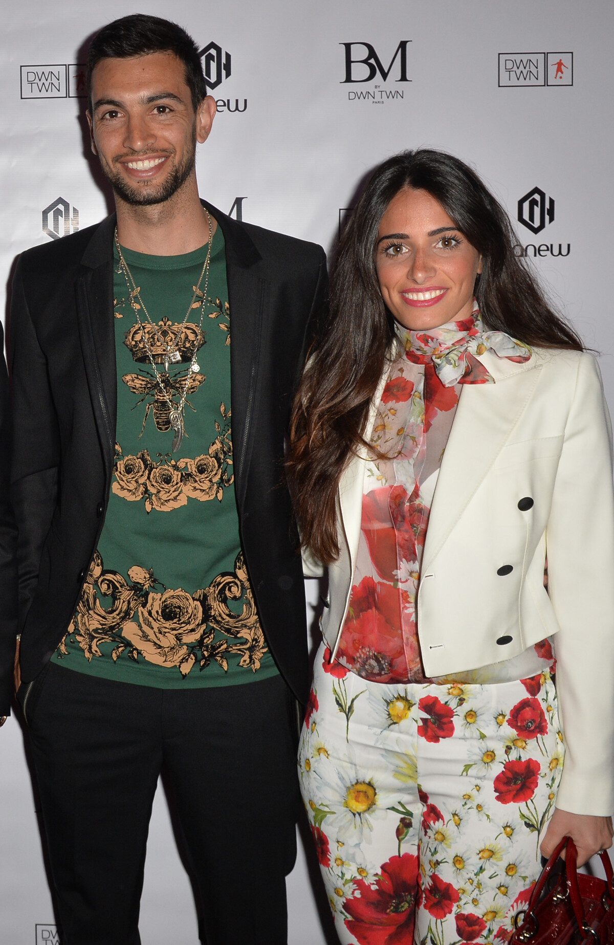 Photo : Javier Pastore et Chiara Picone - Lancement des smartphones "BM ...