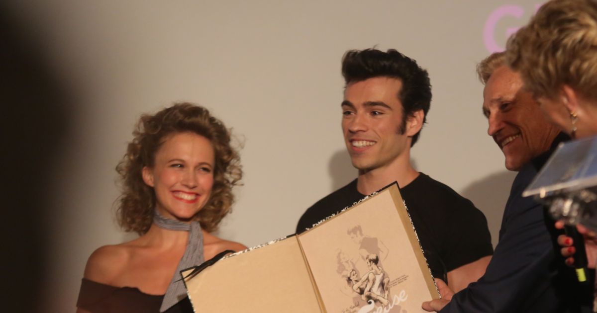 Alyzée Lalande, Alexis Loison, Randal Kleiser, Sophie Dulac lors de la ...