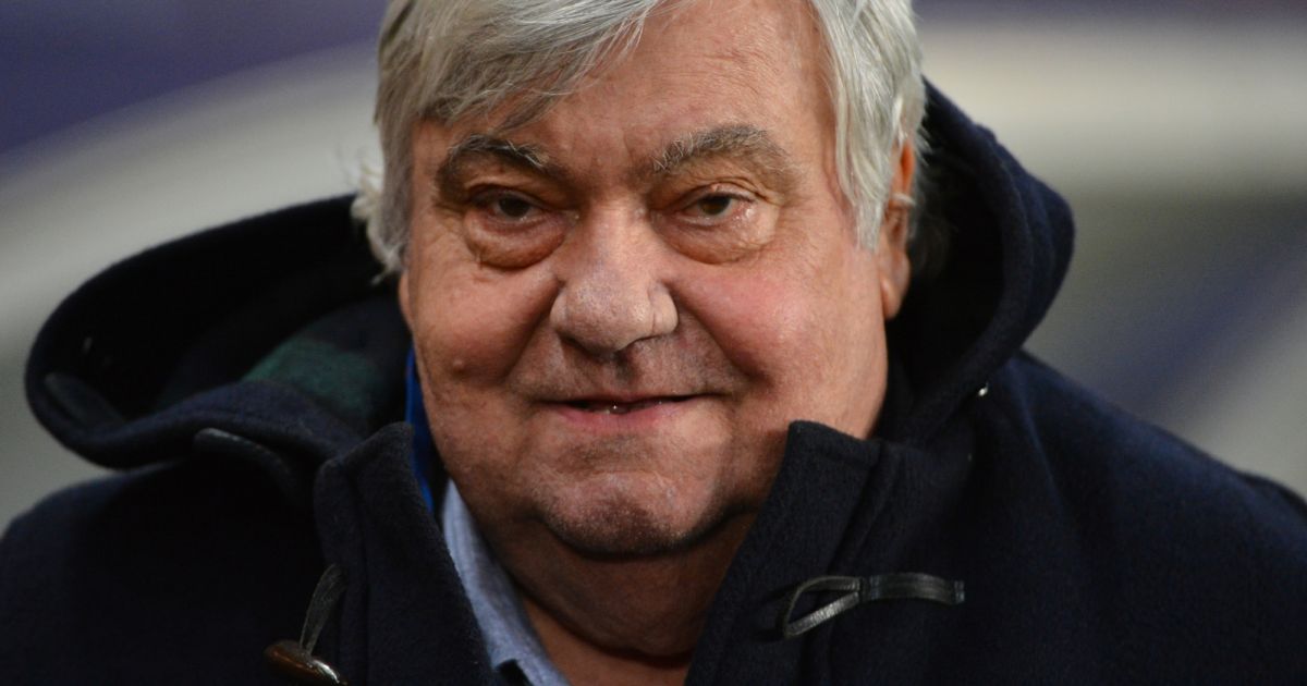 Louis Nicollin lors du match de L1 opposant le Paris Saint-Germain à ...